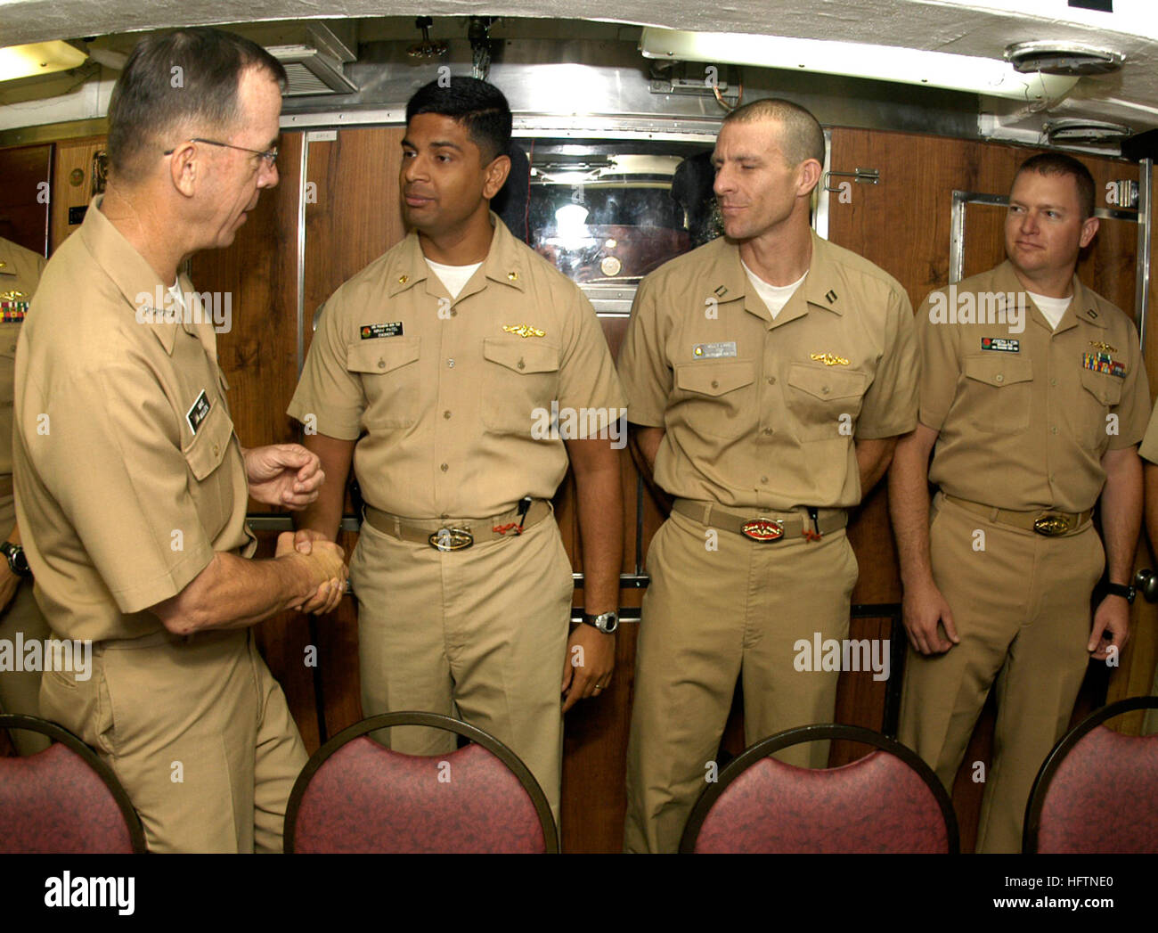 Mcpon joe r campa jr hi-res stock photography and images - Alamy