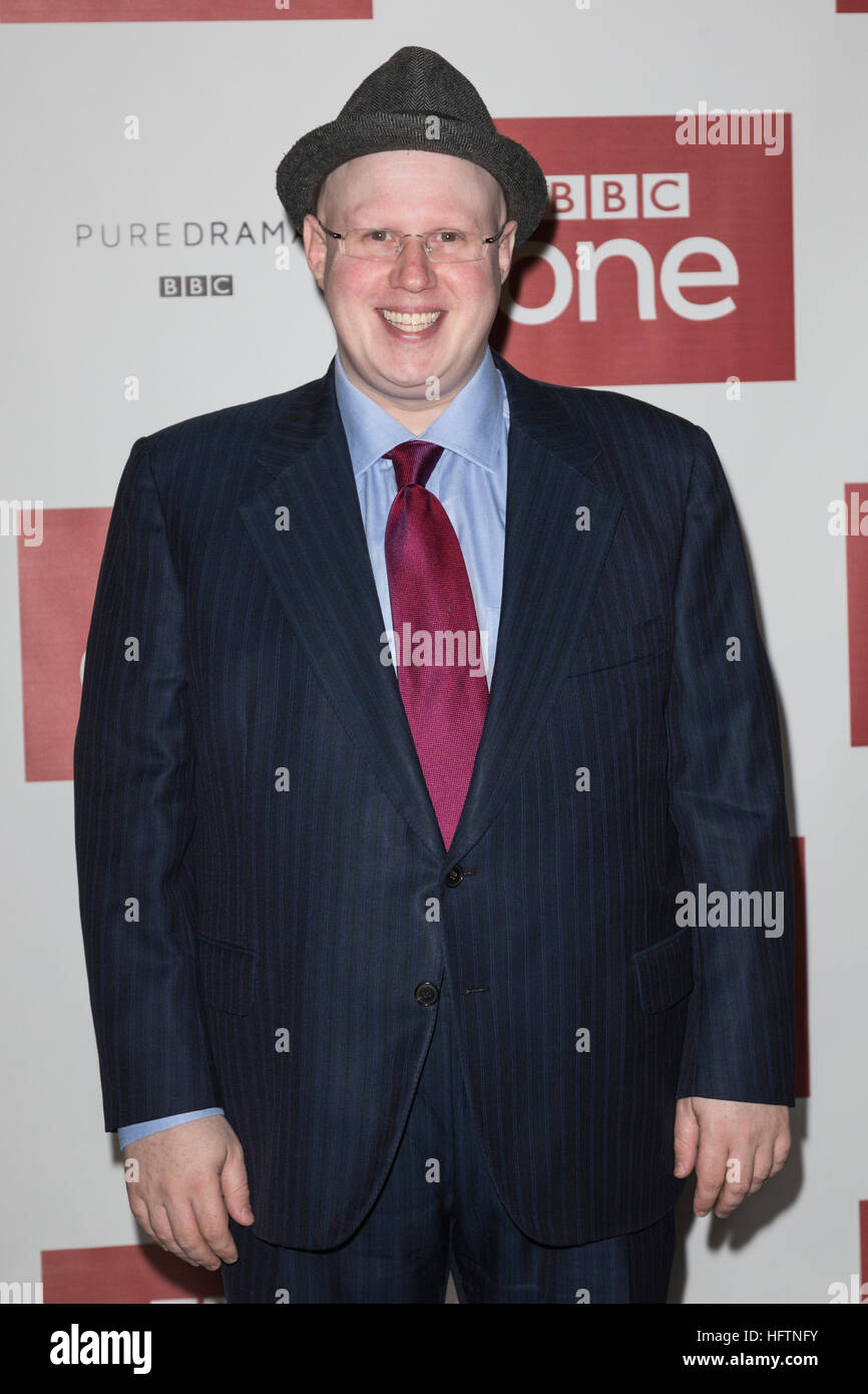 London, UK. 14 December 2016. Pictured: Actor Matt Lucas. Peter Capaldi ...