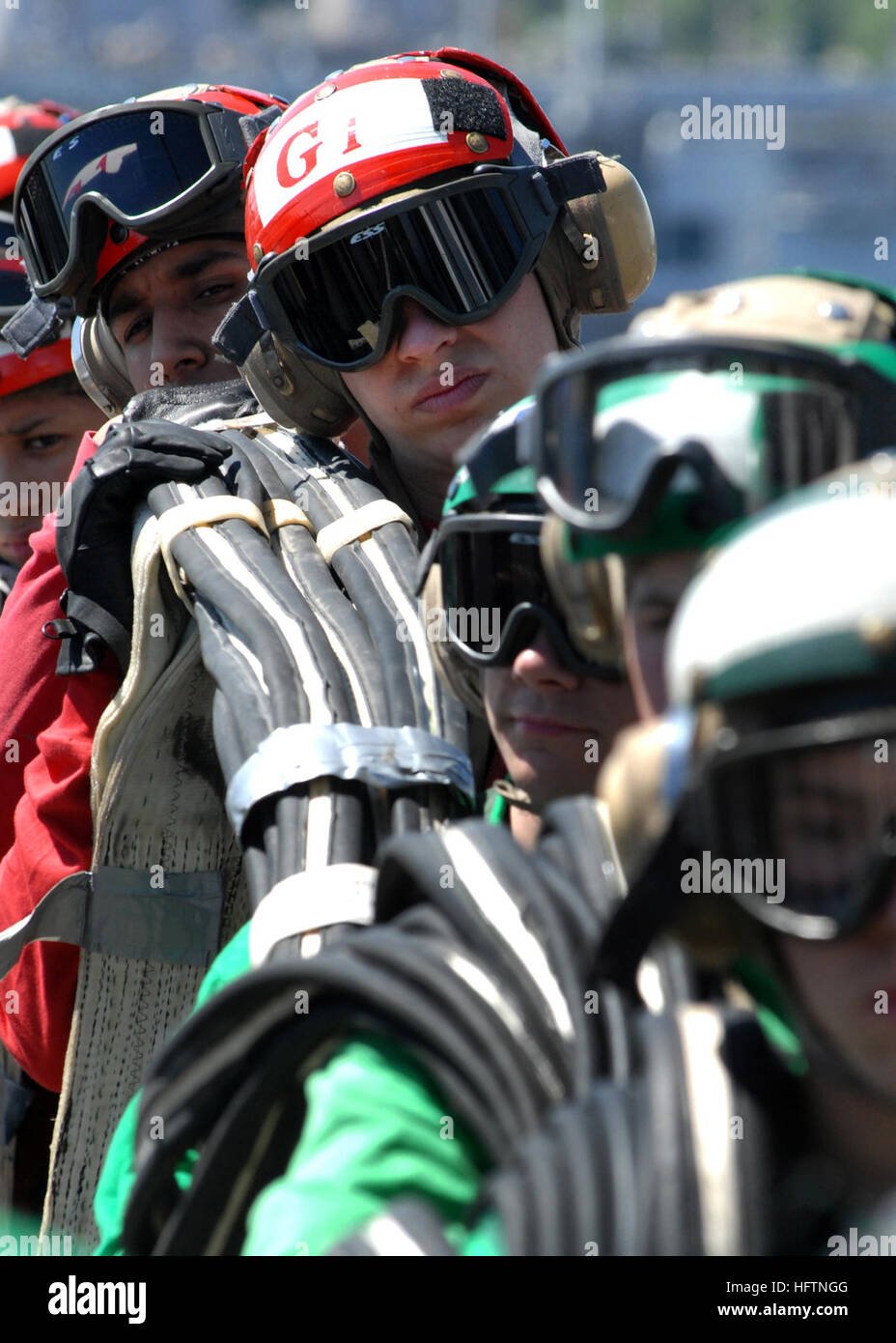 Emergency flight quarters drill hi-res stock photography and images - Alamy