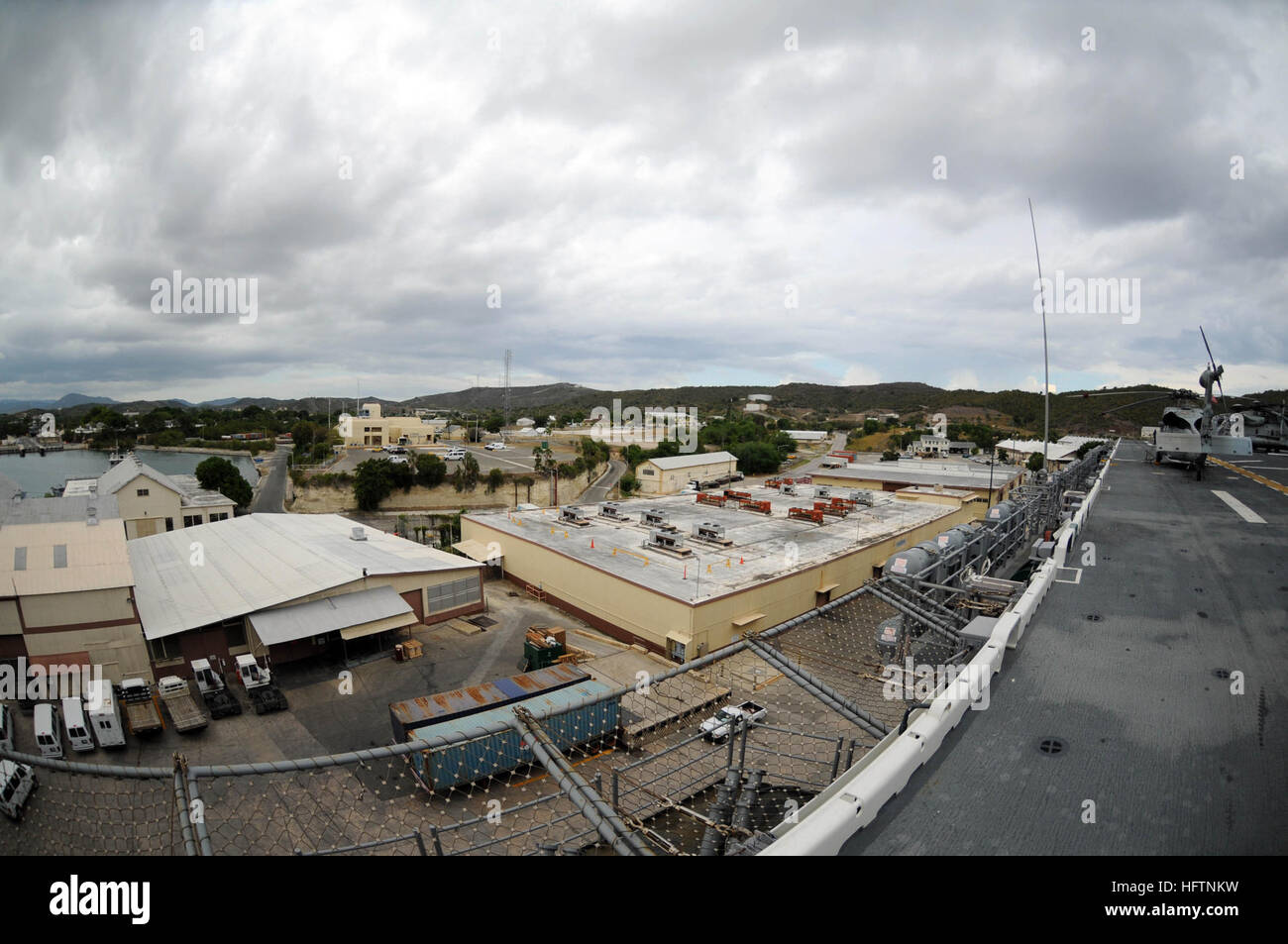 The multi-purpose amphibious assault ship USS Wasp sits moored to the ...