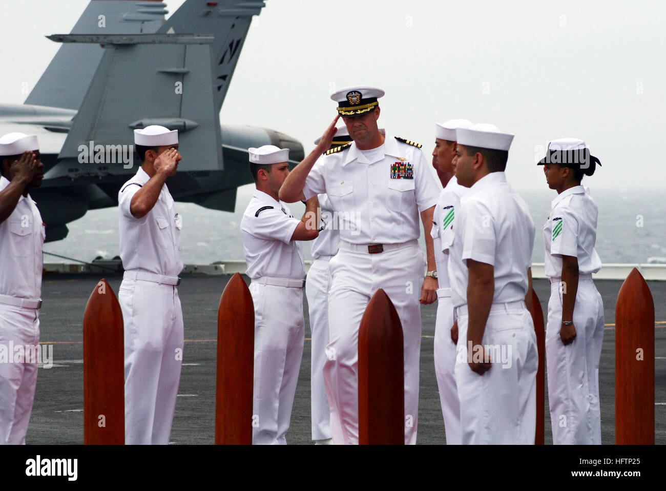 Uss kitty hawk cv 63 commanding officer hi-res stock photography and ...