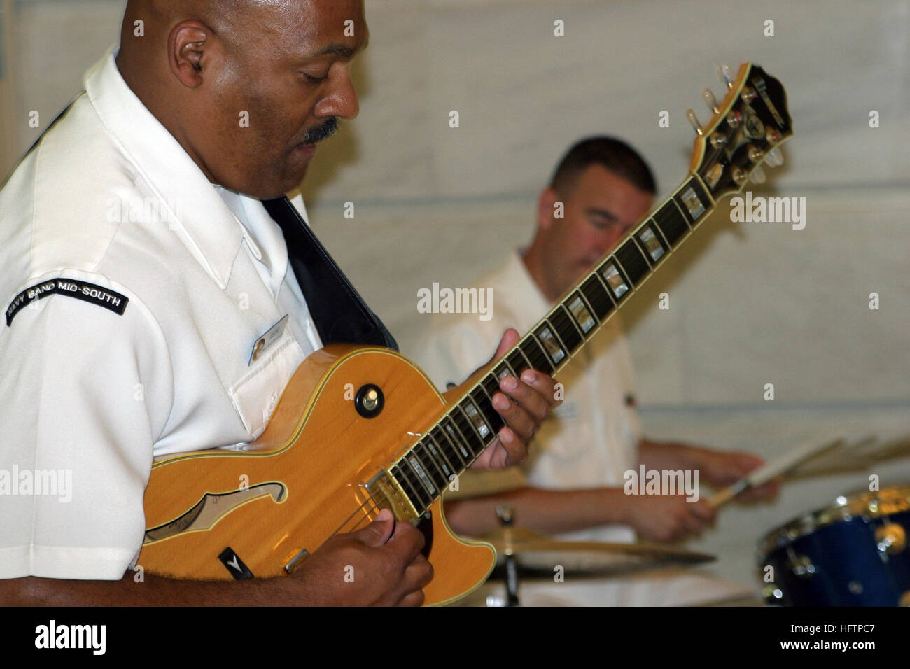 Navy musicians hi-res stock photography and images - Alamy