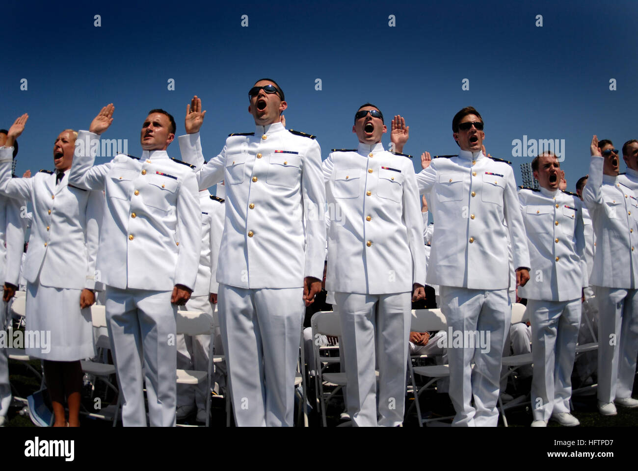 Naval academy graduation p hi-res stock photography and images - Alamy