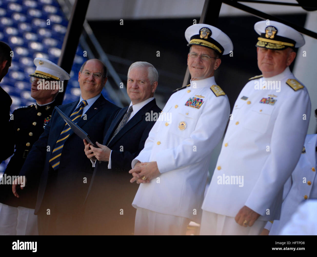 070525-N-0696M-276 ANNAPOLIS, Md. (May 25, 2007) Ð Pictured from left ...