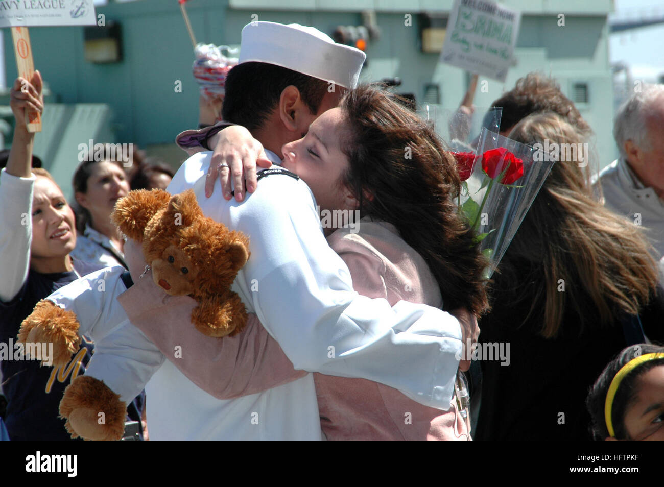 Sailors stationed aboard amphibious assault ship USS Boxer (LHA 4 ...