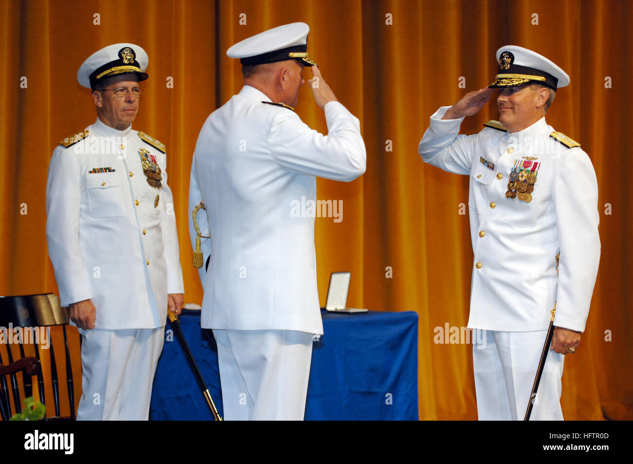 070608-N-3642E-301 ANNAPOLIS, Md. (June 8, 2007) - From left, Chief of ...