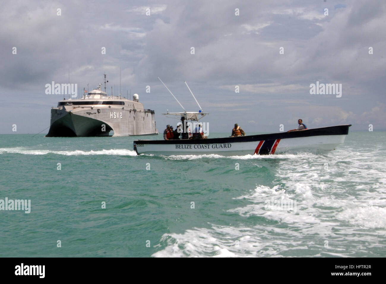 070611-N-0989H-032 COAST OF BELIZE CITY, Belize (June 11, 2007) - U.S ...
