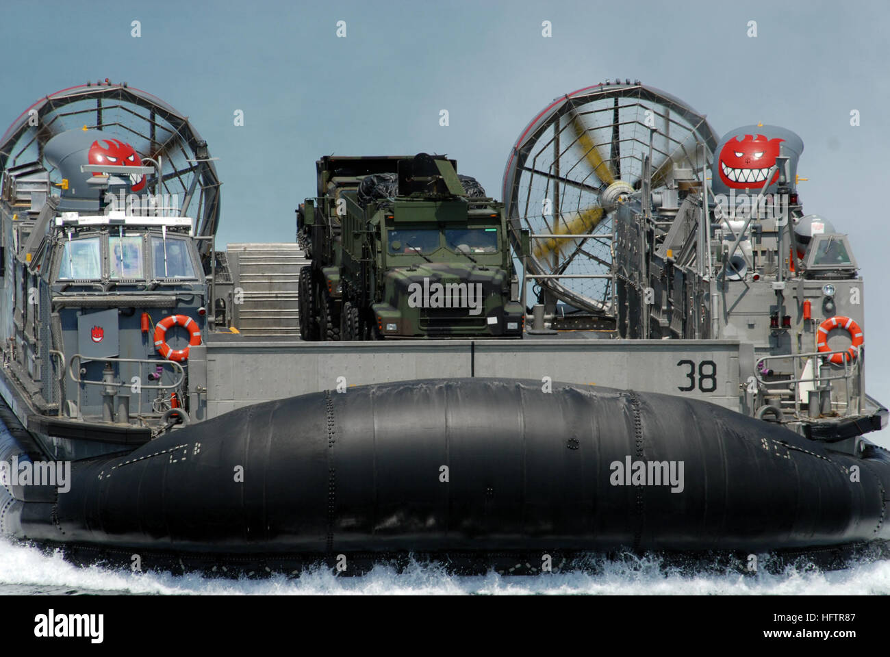 070615-N-5033P-112 ATLANTIC OCEAN (June 15, 2007) Ð A landing craft air ...