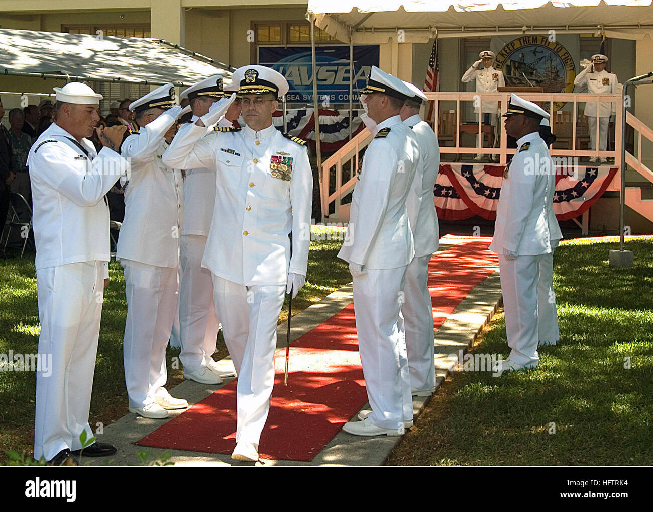 New commanding officer of naval shipyard pearl harbor hi-res stock ...