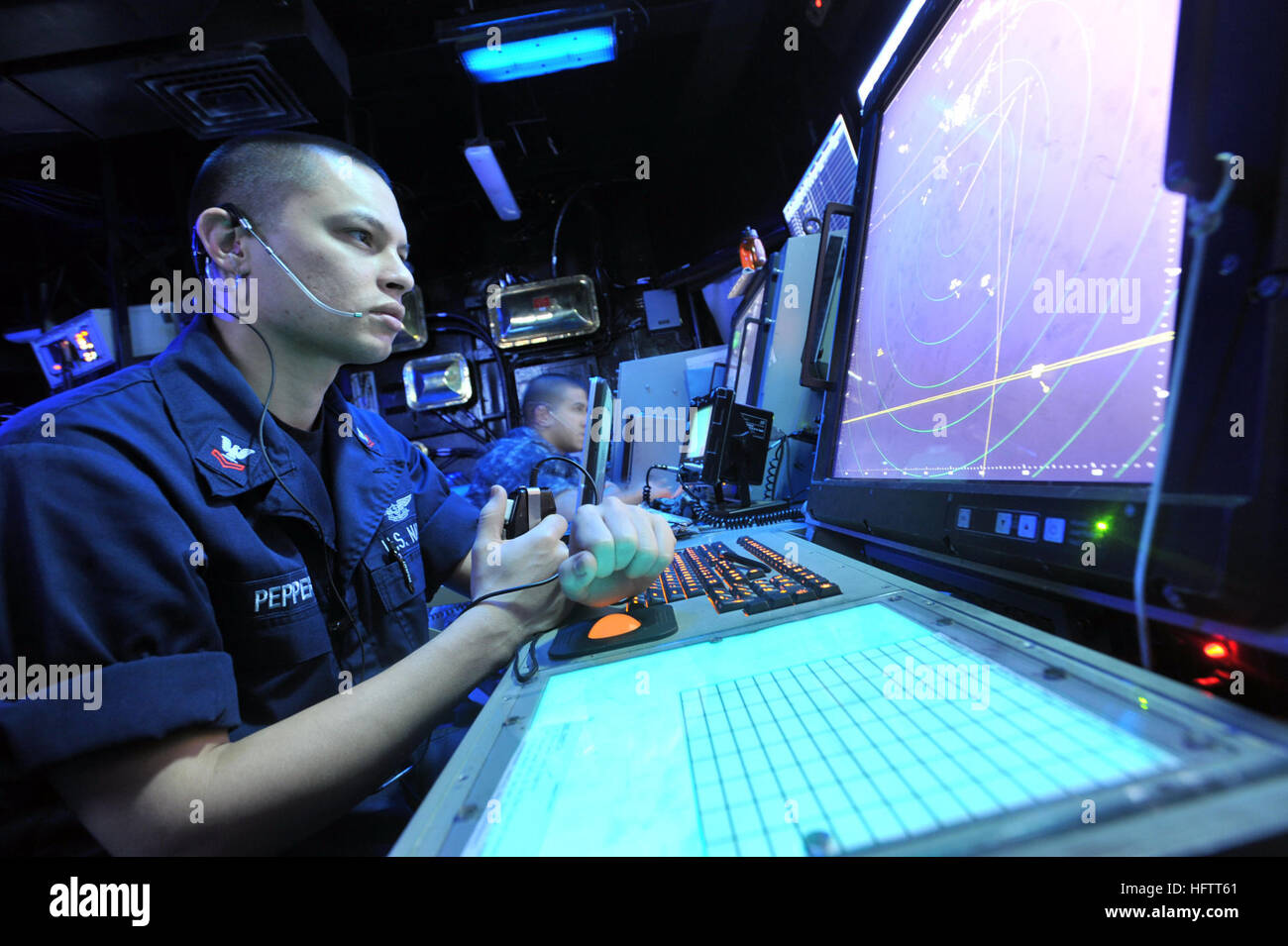 Carrier air traffic control center hi-res stock photography and images ...