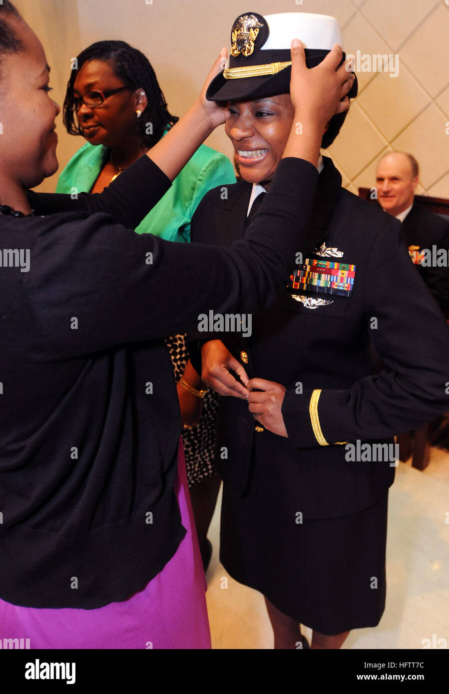 090129-N-7526R-172 NAPLES, Italy (Jan. 29, 2009) Ensign Judy Reid, a ...