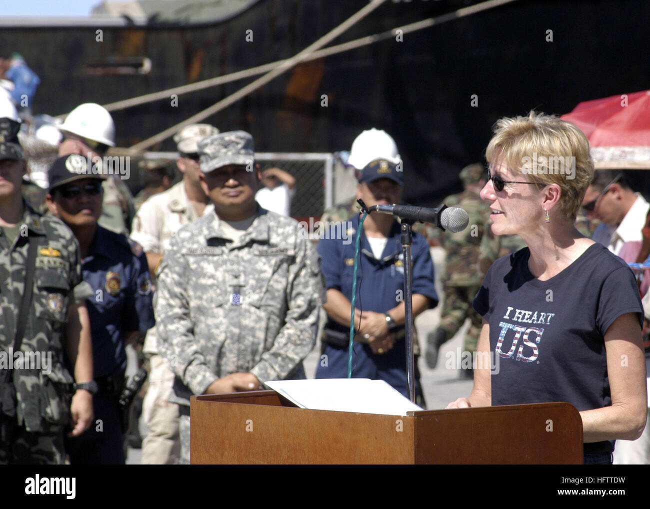 Project handclasp ceremony hi-res stock photography and images - Alamy