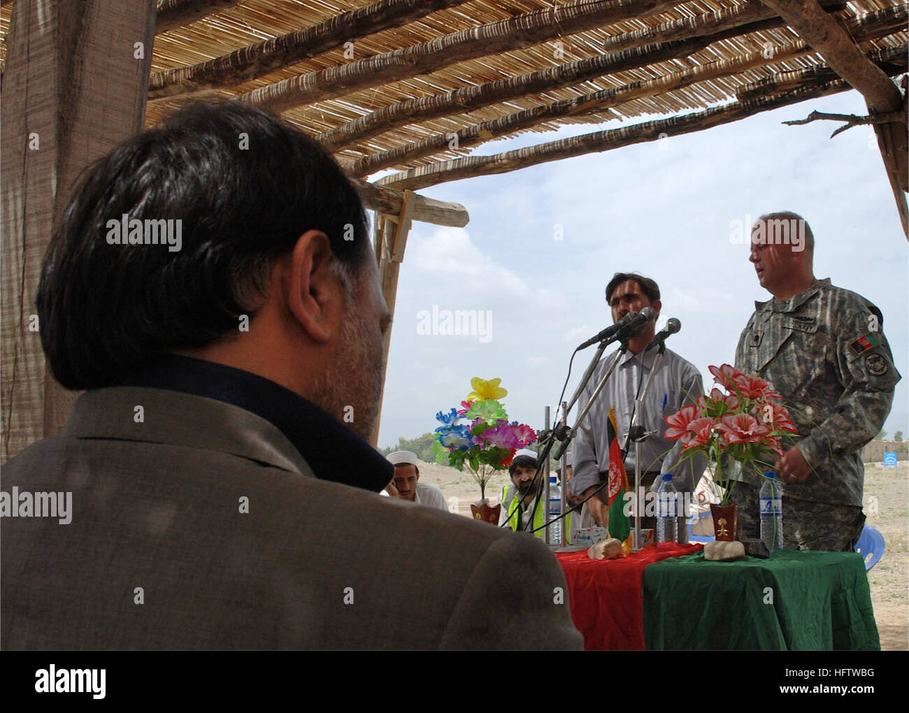 Provincial Reconstruction Team Khost holds a groundbreaking ceremony ...