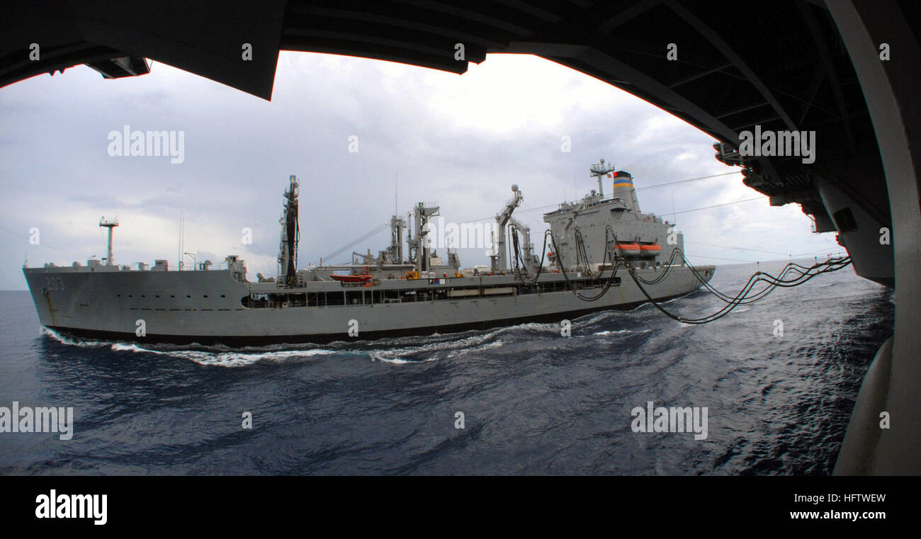 Military sealift command fleet replenishment oiler usns laramie t ao ...