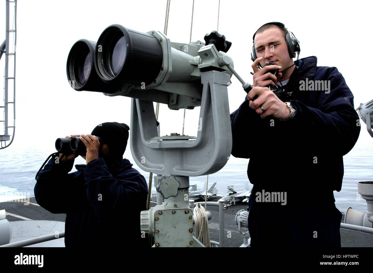 Starboard aft lookout watch hi-res stock photography and images - Alamy