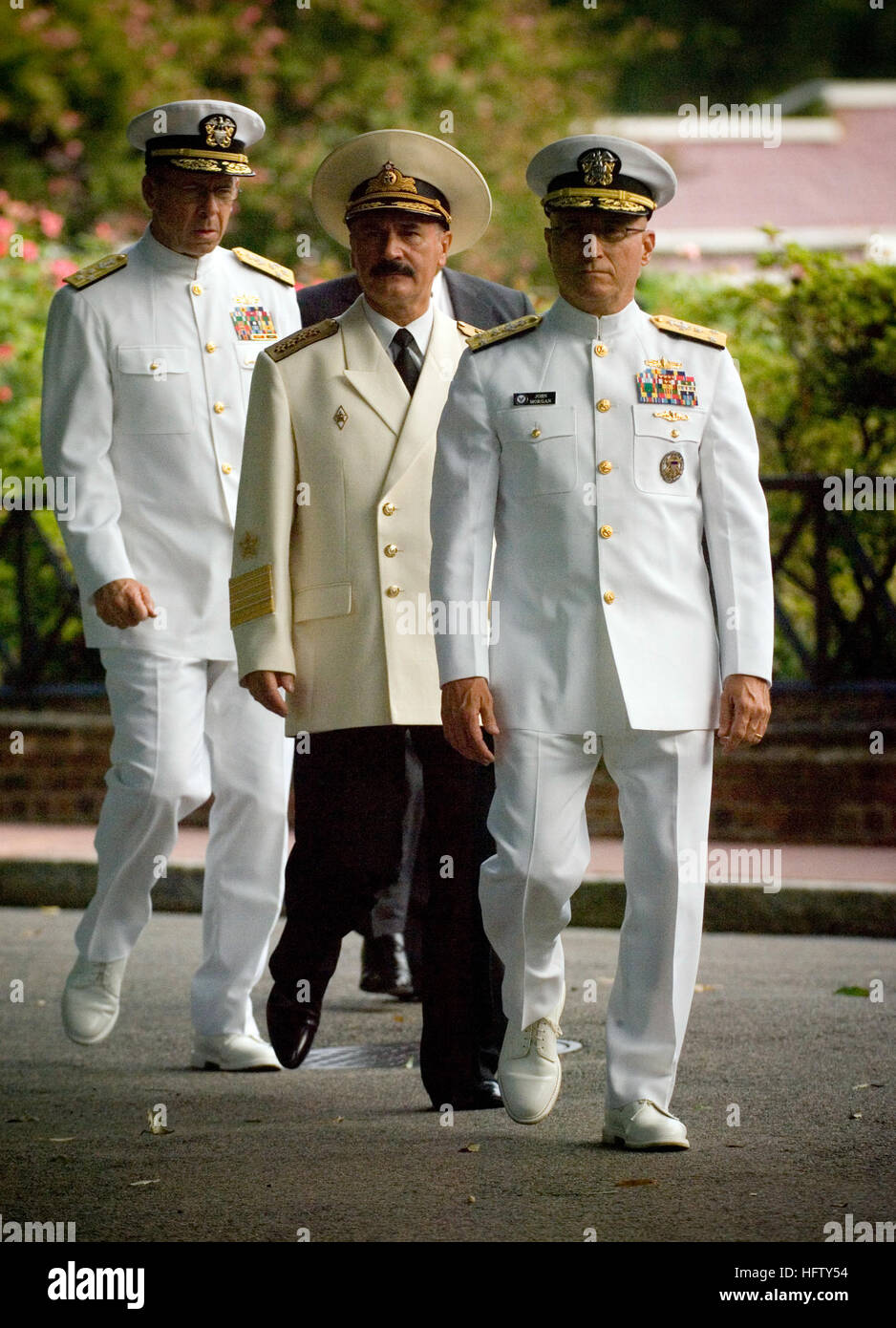 Commander in chief russian navy admiral vladimir hi-res stock ...