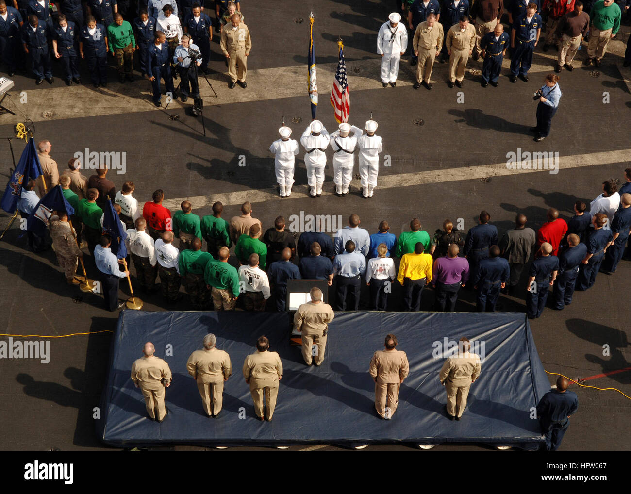 070911-N-5928K-001 PERSIAN GULF (Sept. 11, 2007) - The colors are ...