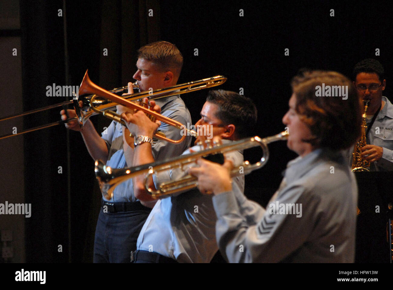 U s navy showband members musician hi-res stock photography and images ...