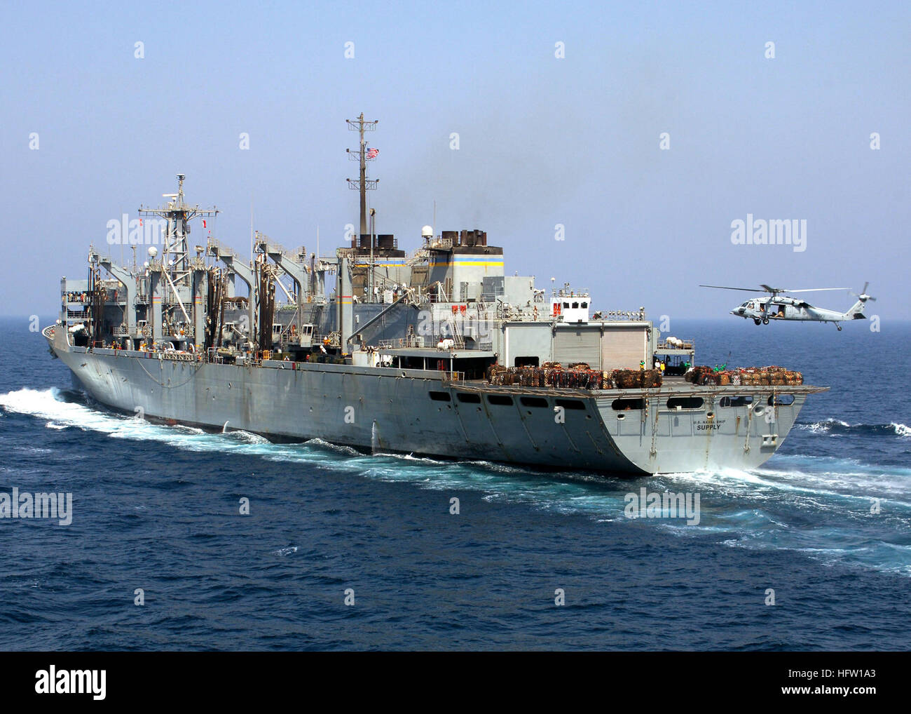Military Sealift Command Msc Fast Combat Support Ship Usns Supply High ...