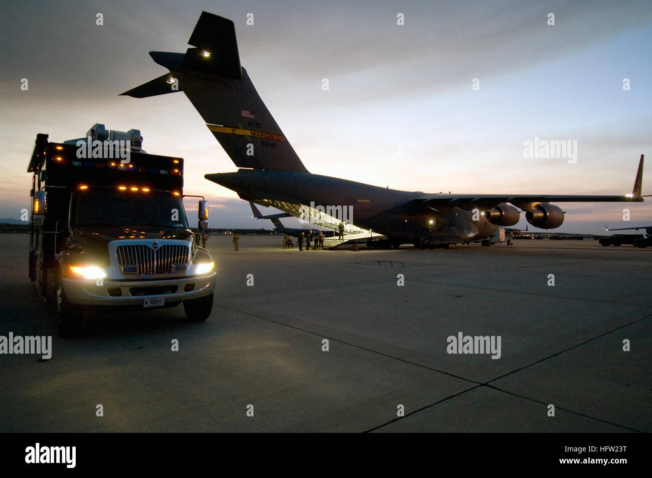 071024-N-8391L-047 RIVERSIDE, Calif. (Oct. 24, 2007) - An Air Force C ...