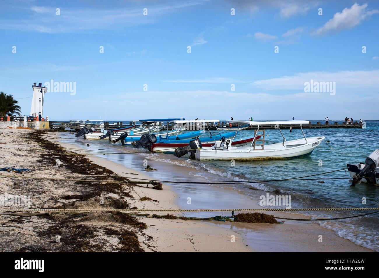 Mexico marina yacht club pier ocean. Town, marina and seaport in ...