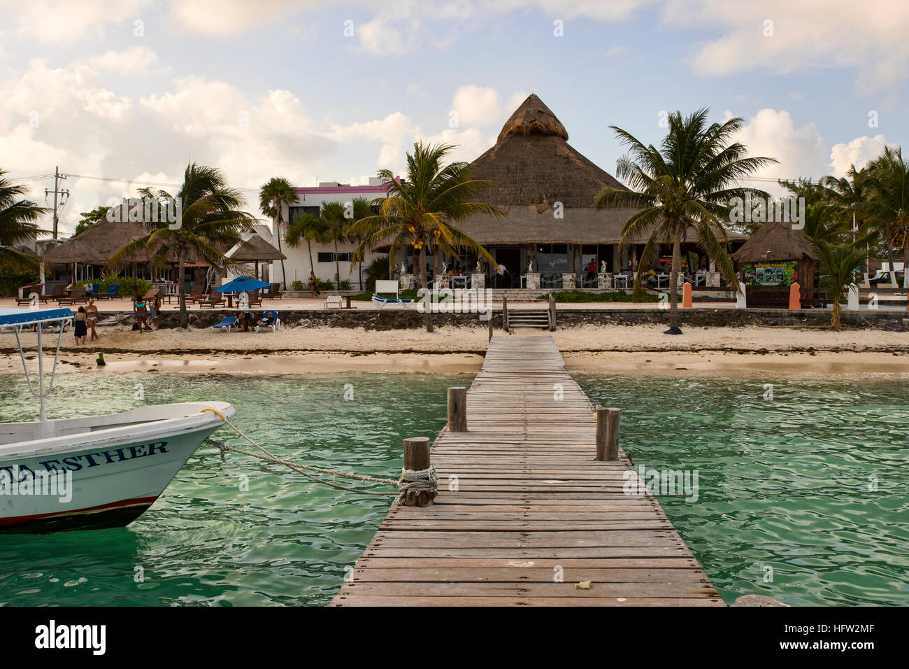 Mexico marina yacht club pier ocean. Town, marina and seaport in ...