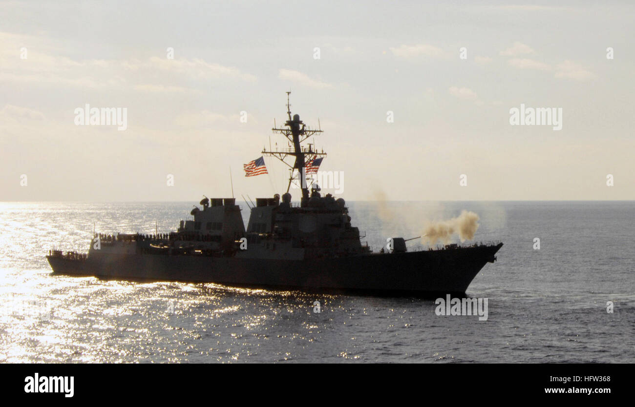The Arleigh Burke-class guided-missile destroyer USS Oscar Austin (DDG ...