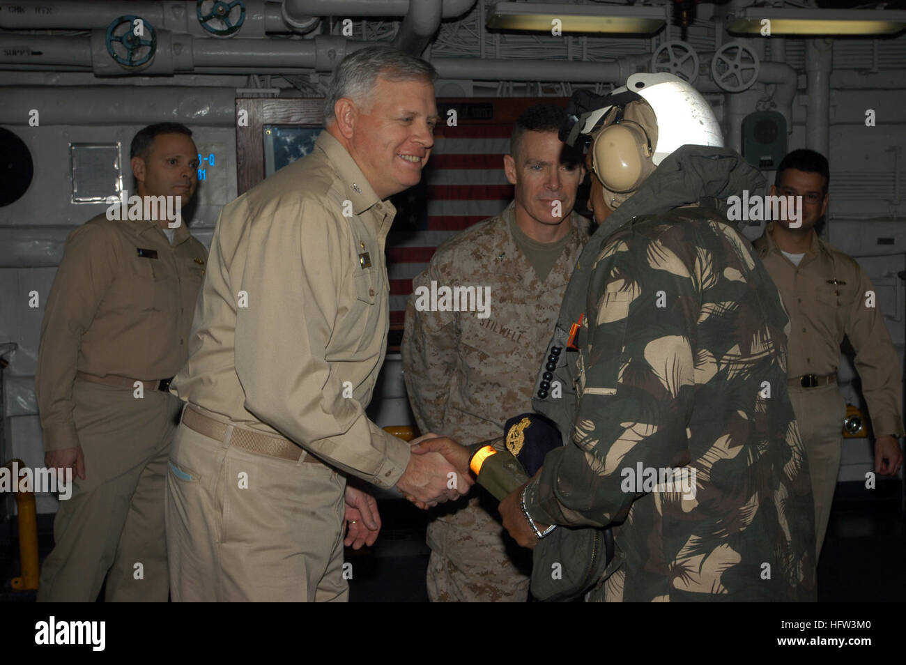 071129-N-5642P-005 BAY OF BENGAL (Nov. 29, 2007) Capt. James Gregorski ...