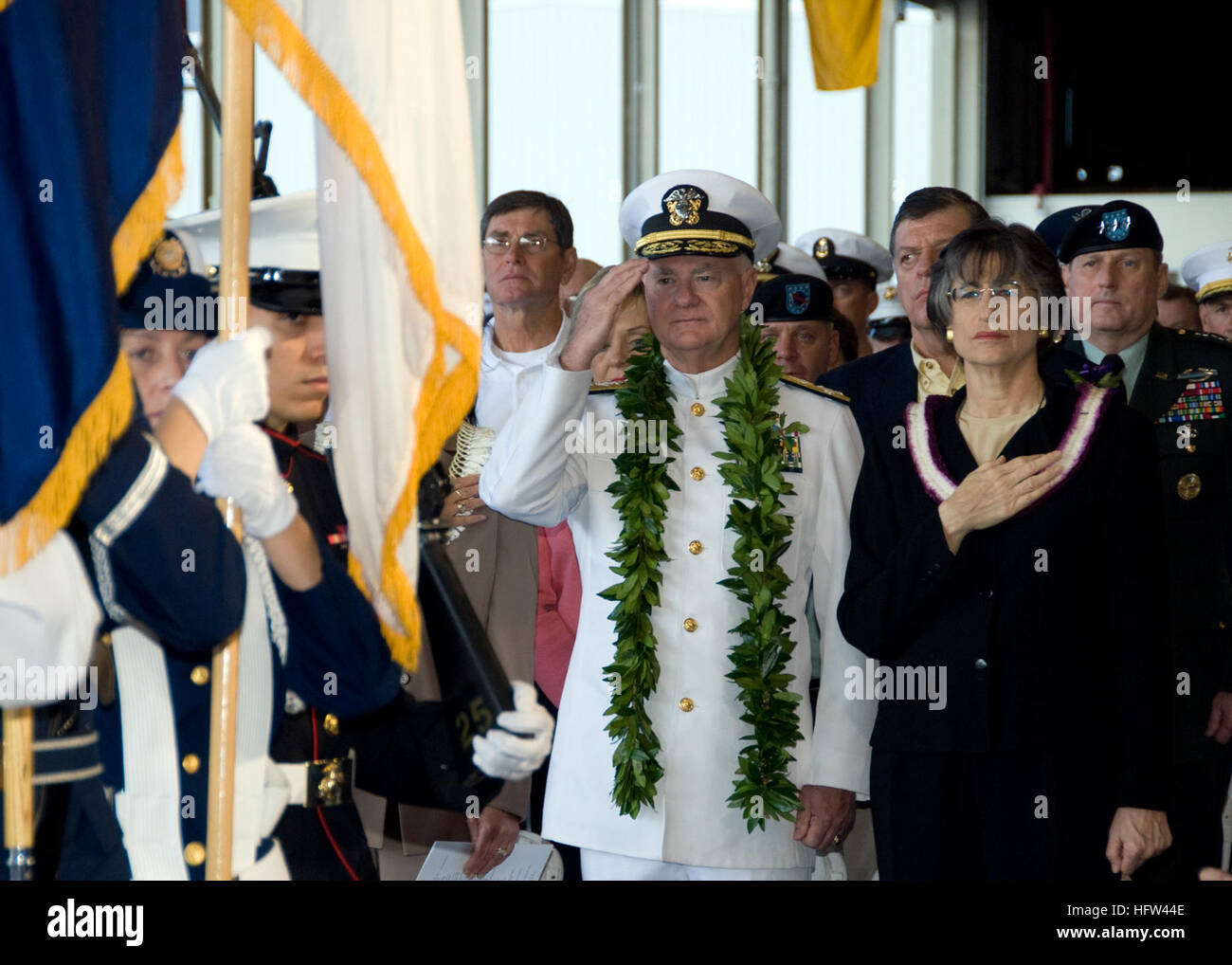 071207-N-8623G-030 PEARL HARBOR, Hawaii (Dec. 7, 2007) -- The Honorable ...