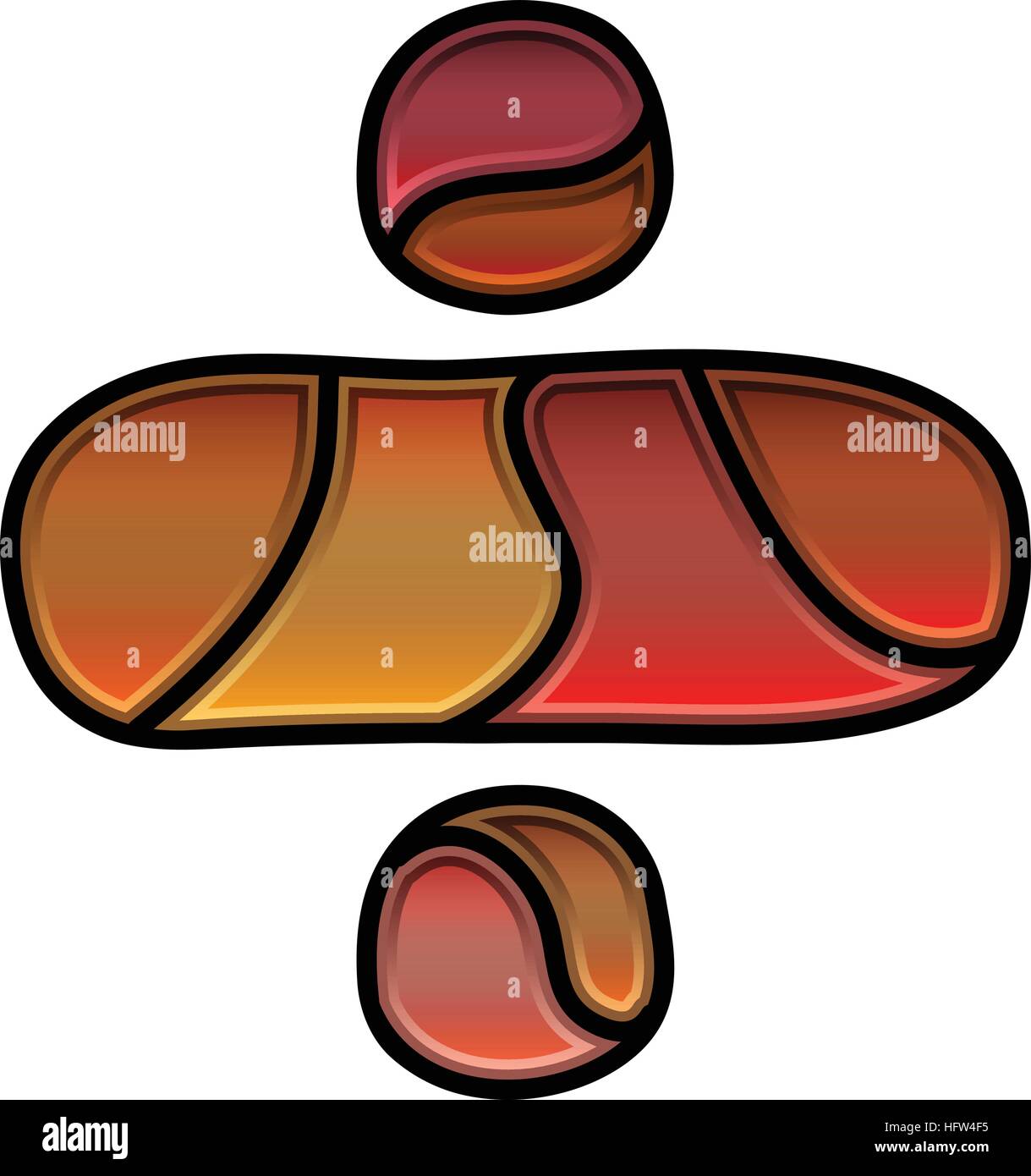 Division orange Stock Vector Images - Alamy