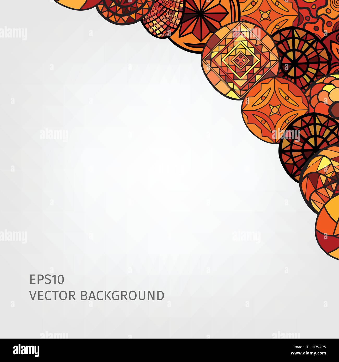 hand drawn ethnic background Stock Vector Image & Art - Alamy