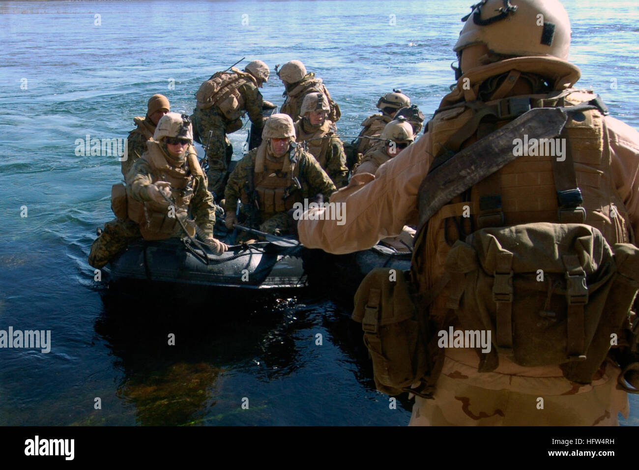 U s navy sailors with riverine squadron 3 hi-res stock photography and ...