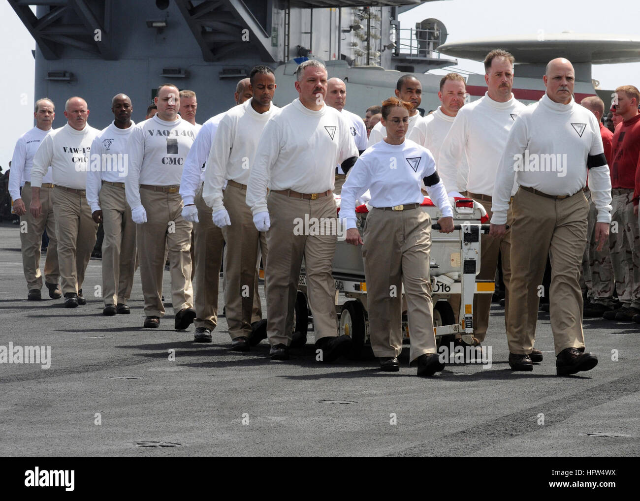 090622-N-9988F-004 ARABIAN SEA (June 22, 2009) Chief petty officers ...