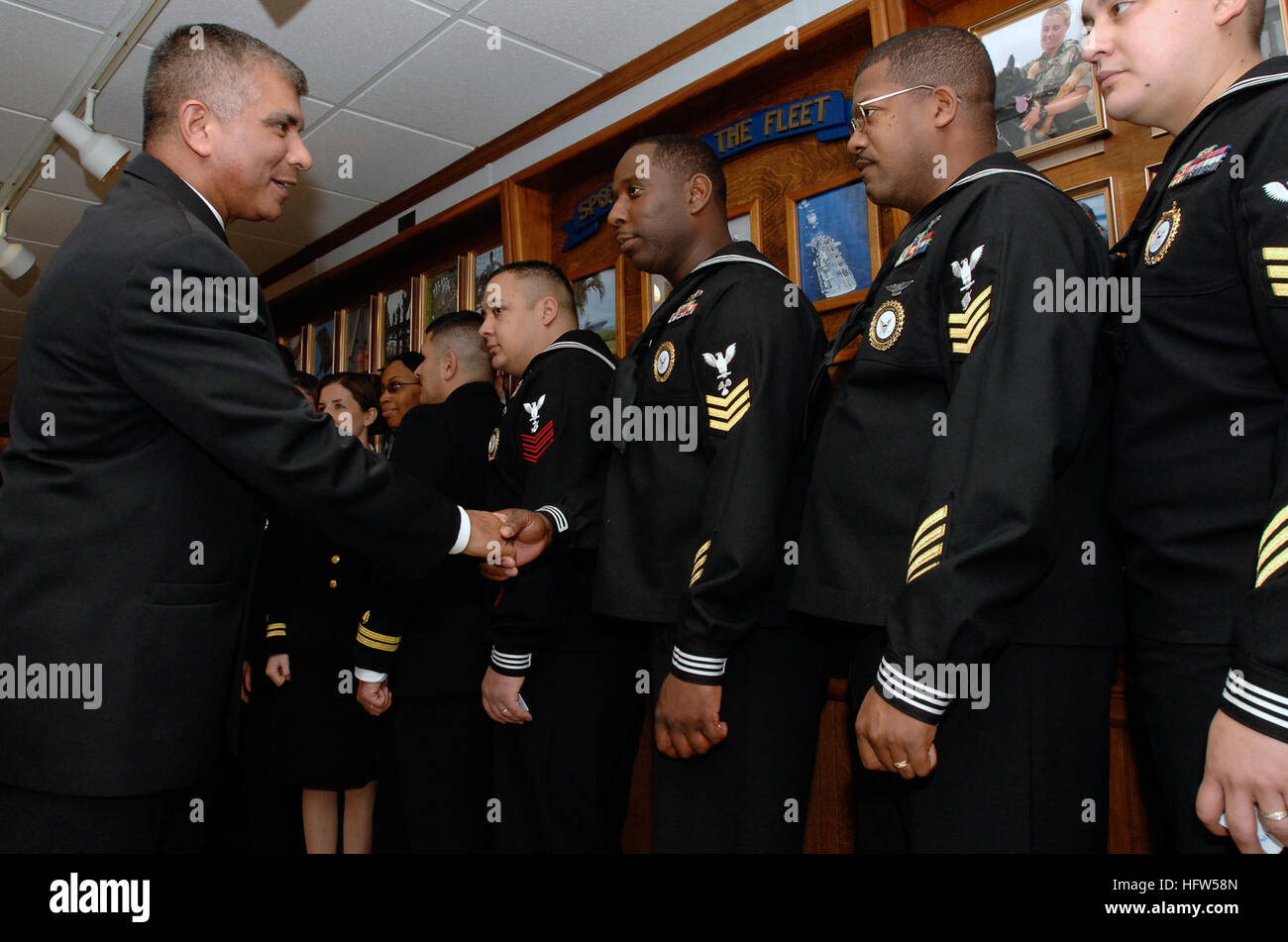 The Master Chief Petty Officer of the Navy welcomes top recruiters ...
