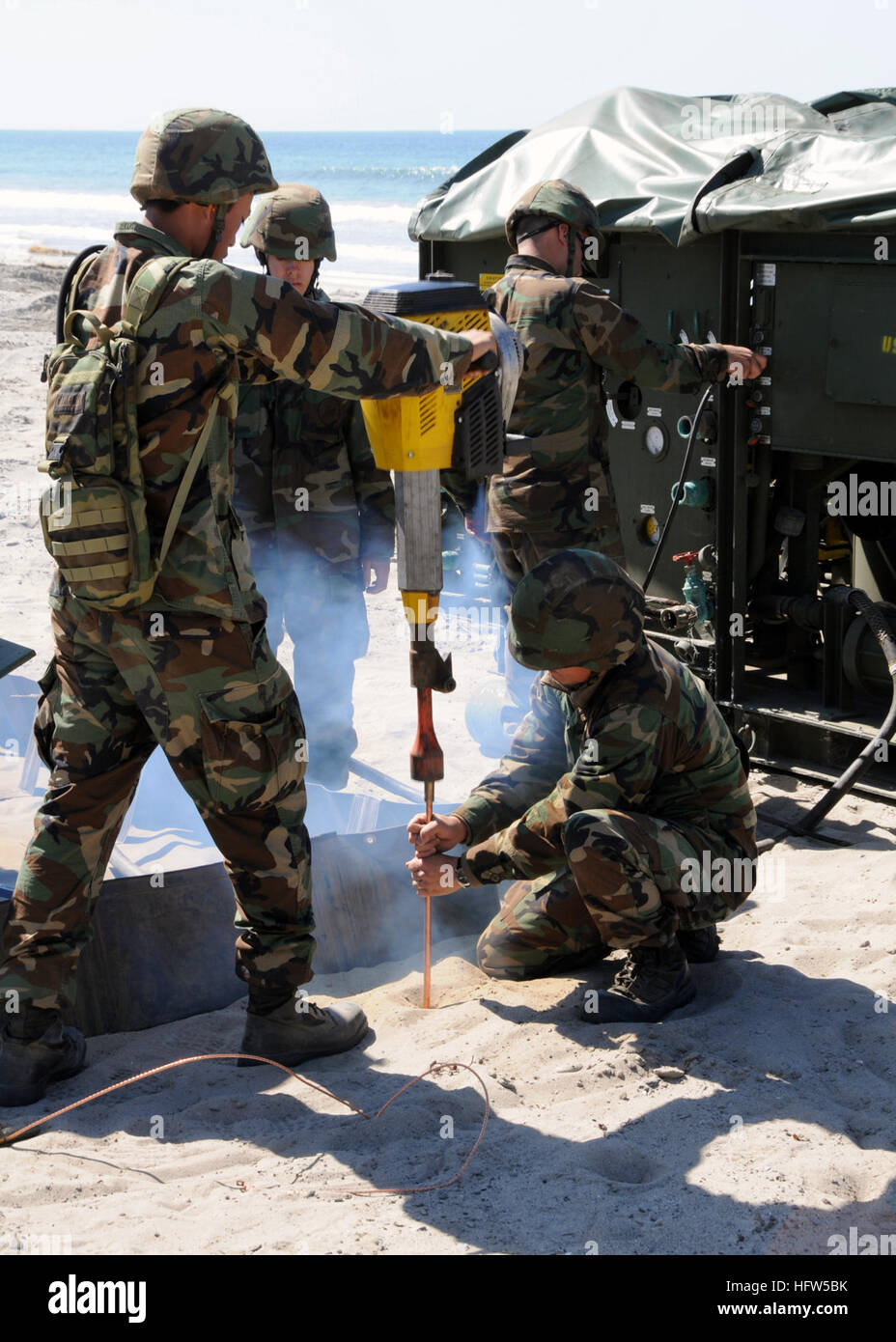 U s navy seabees assigned to amphibious construction battalion 1 hi-res ...