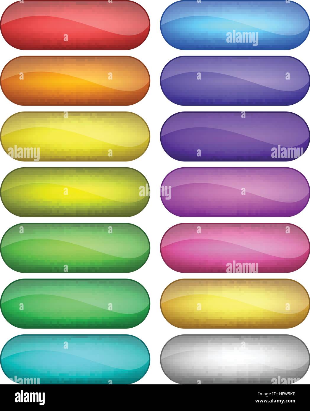 web buttons set Stock Vector Image & Art - Alamy