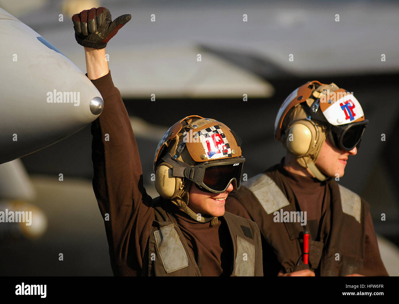 Captain gives the thumbs up hi-res stock photography and images - Alamy