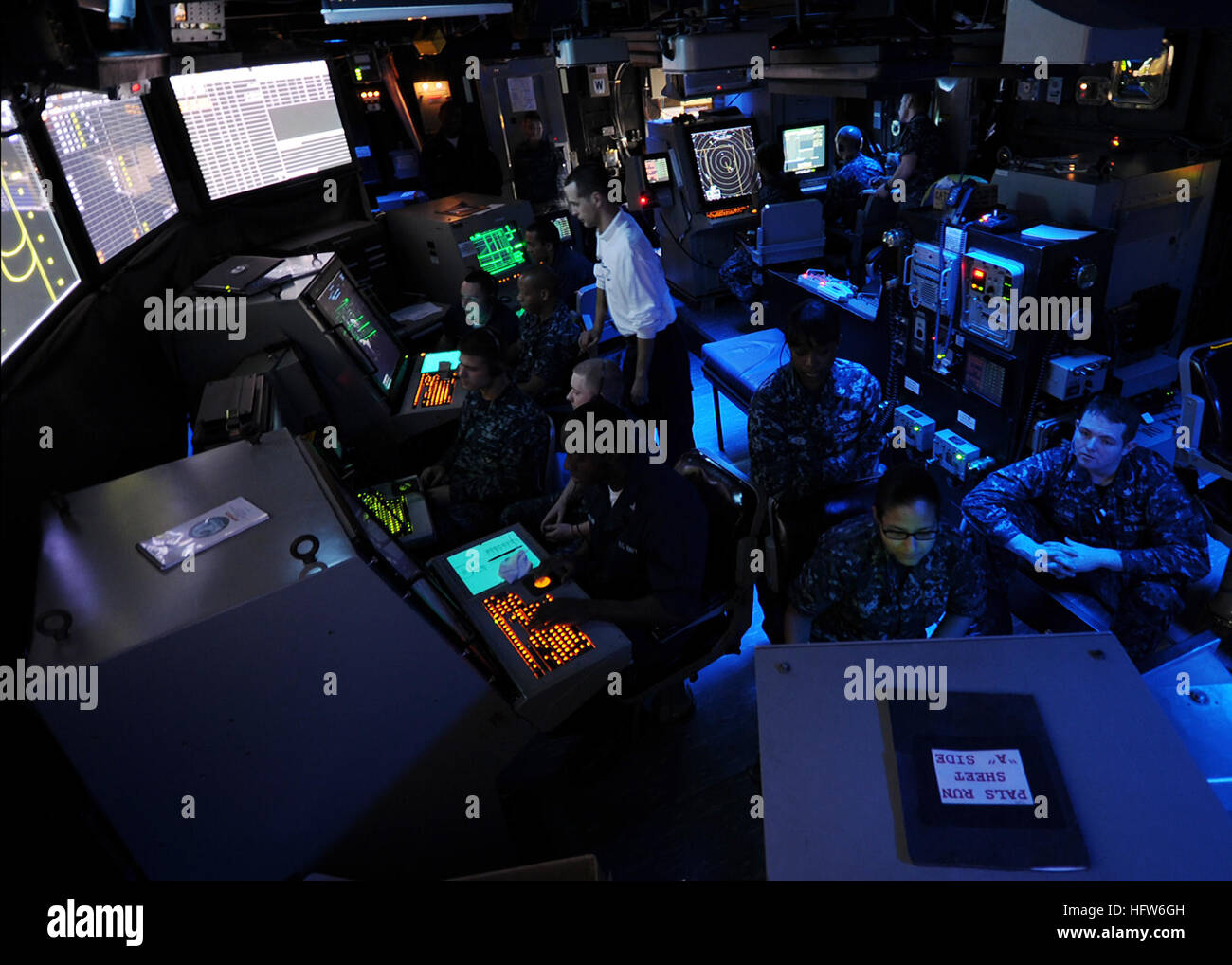 Carrier air traffic control center hi-res stock photography and images ...