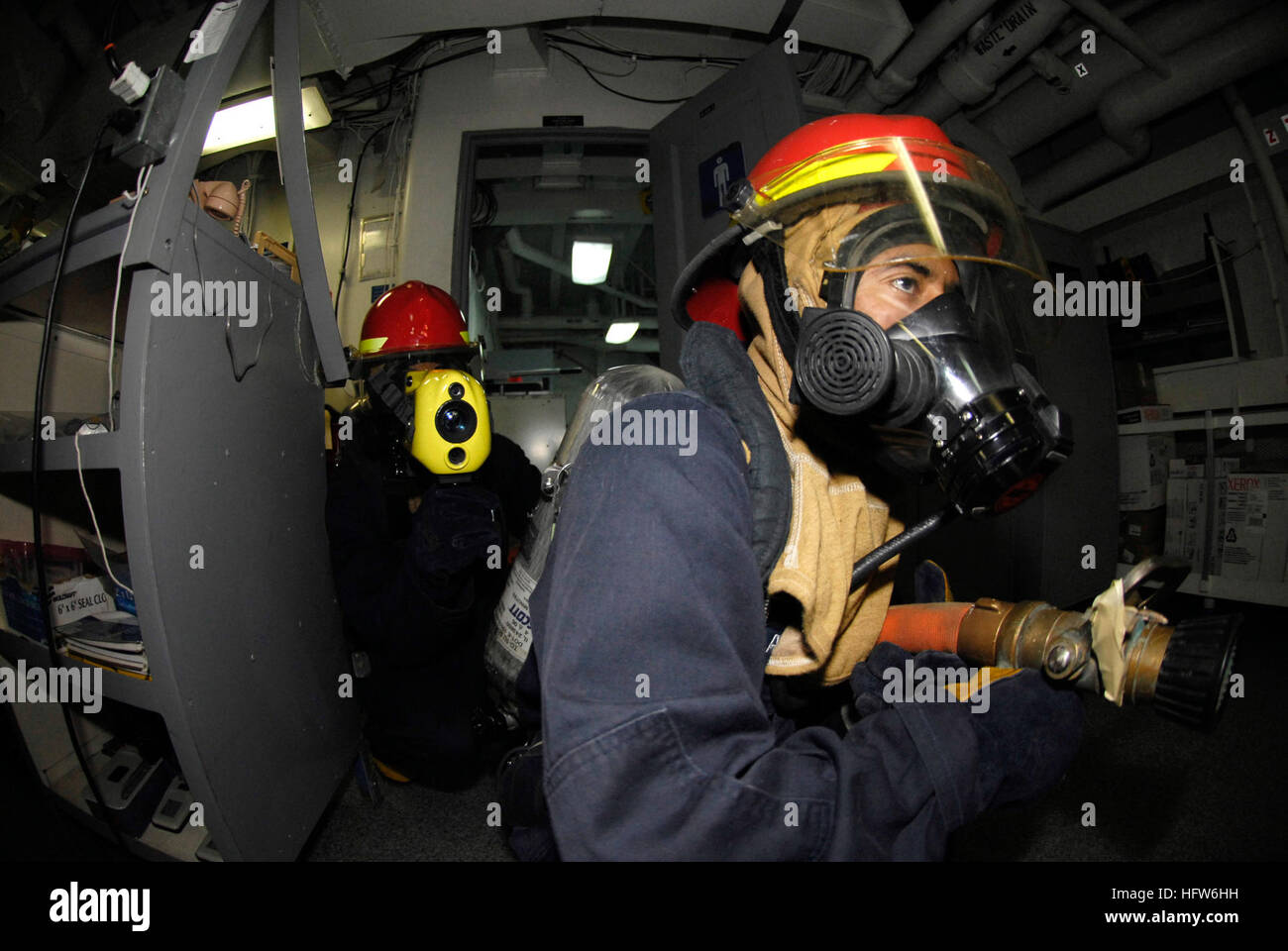 Shipboard fire training hi-res stock photography and images - Alamy