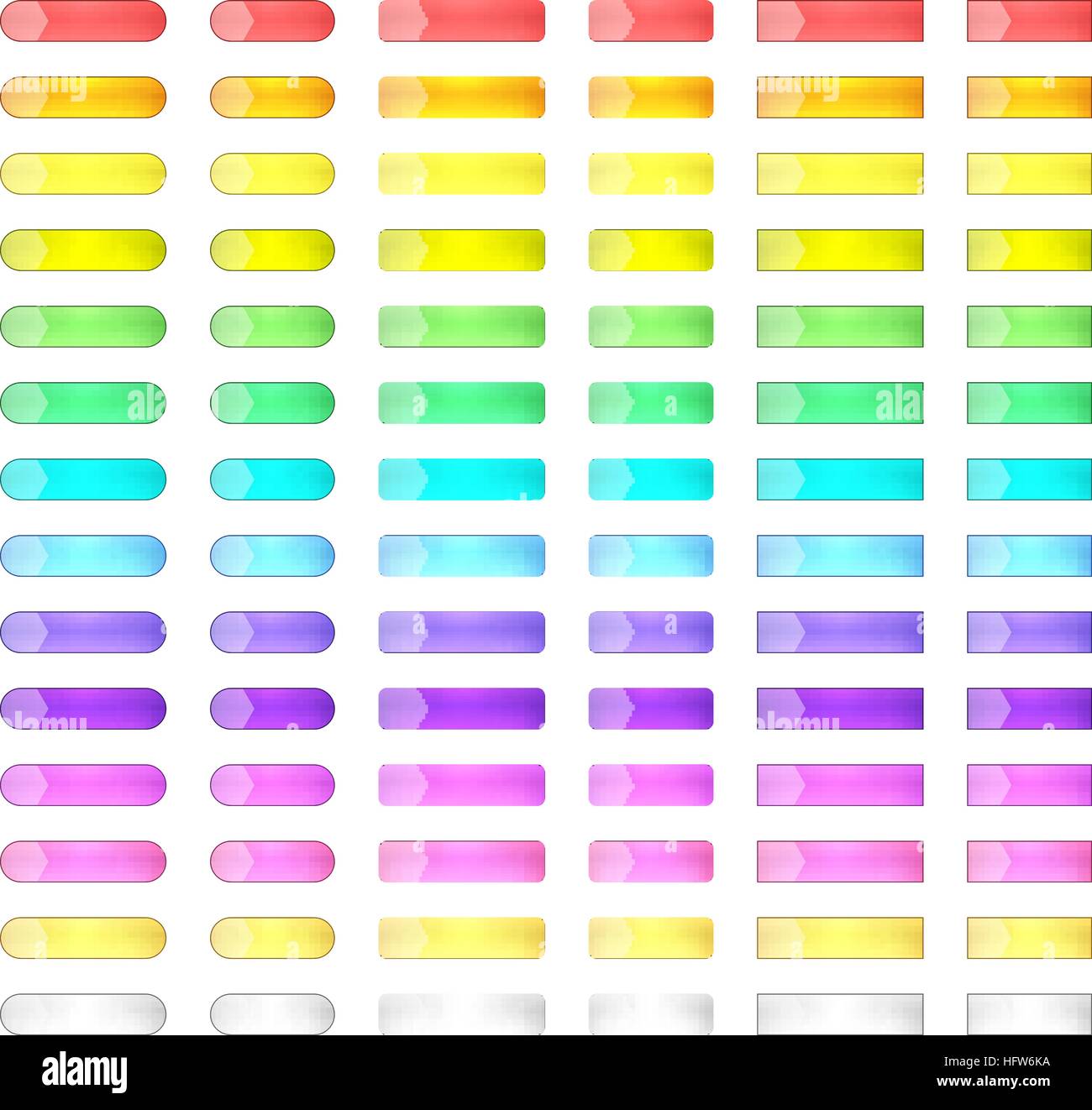 vector web buttons set Stock Vector Image & Art - Alamy