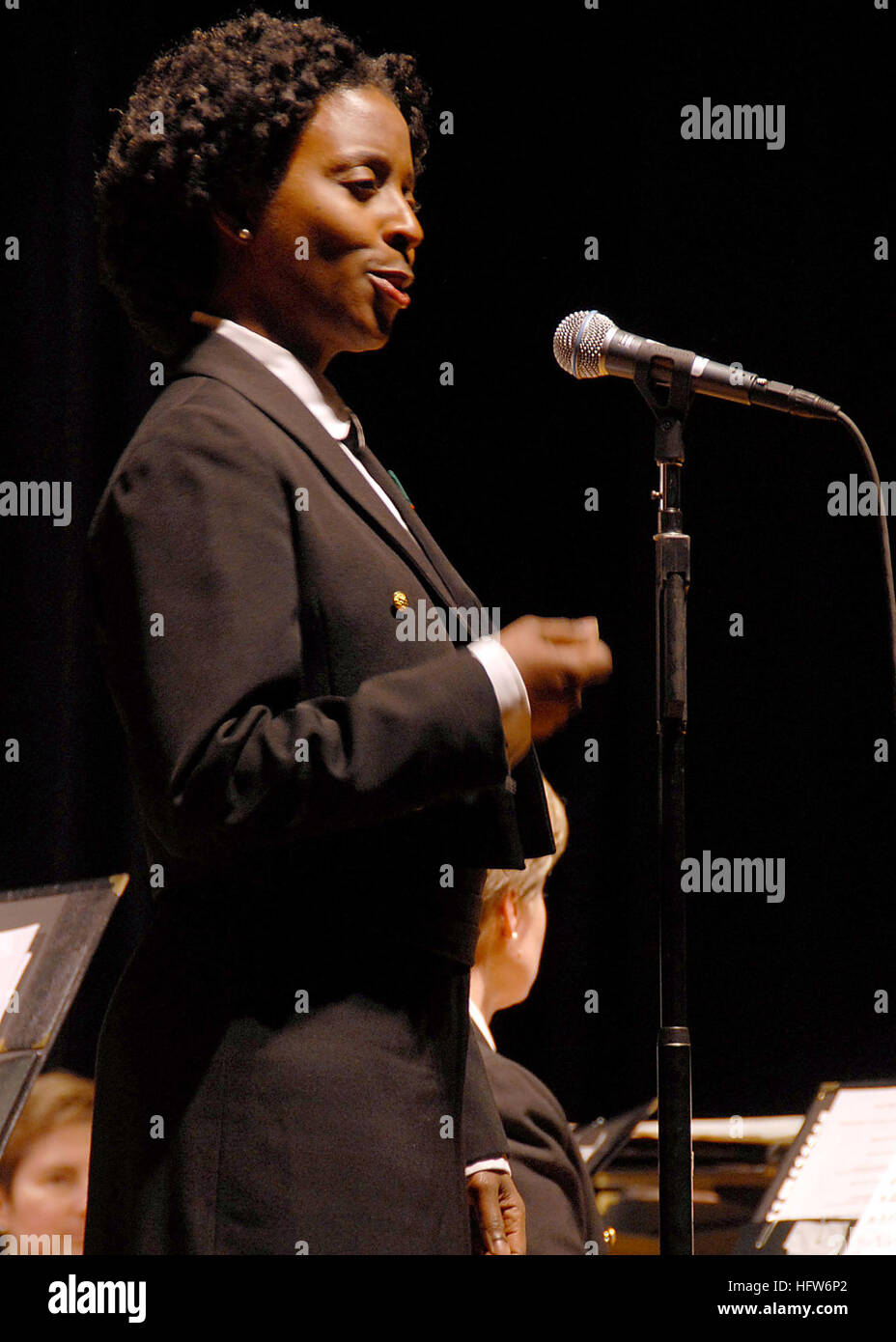 080211-N-0773H-050 GREAT MILLS, Md. (Feb. 11, 2008) Chief Musician Tia ...