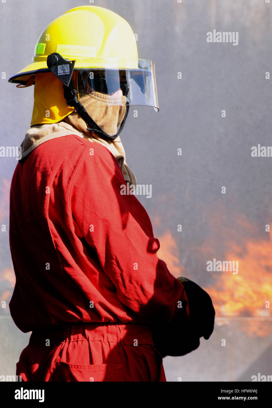 Mobile Aircraft Firefighting Training Device High Resolution Stock ...