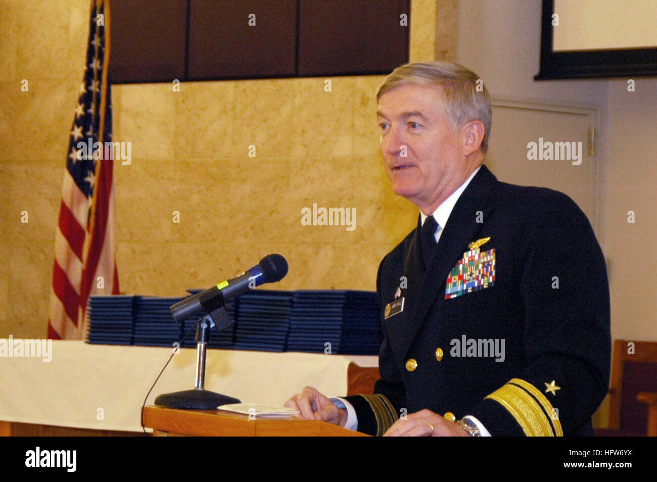 080215-N-5387K-002 YOKOSUKA, Japan (Feb. 15, 2007) Rear Adm. James ...