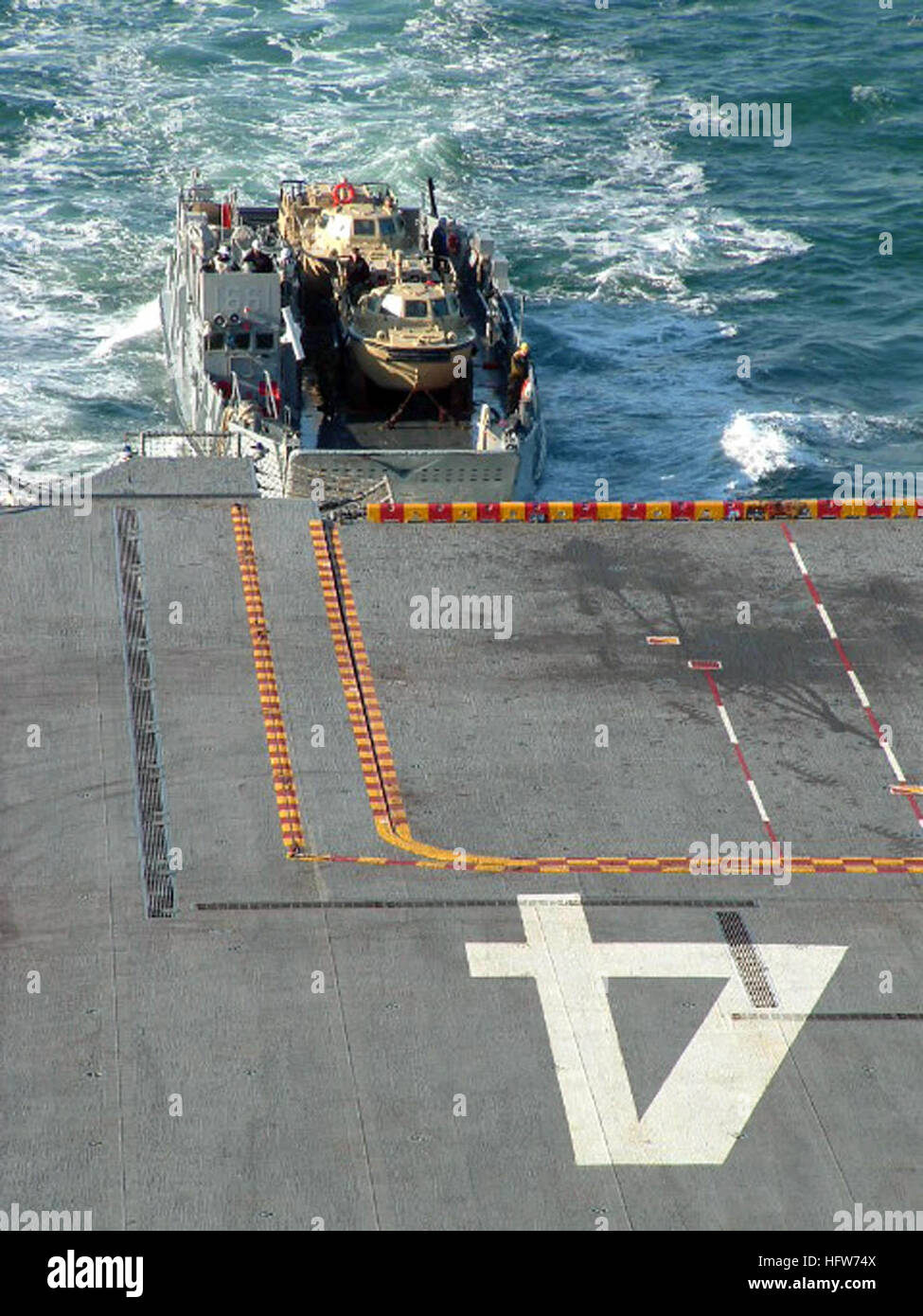 080220-N-5180F-018 ATLANTIC OCEAN (Feb. 20, 2008) Landing Craft Unit ...