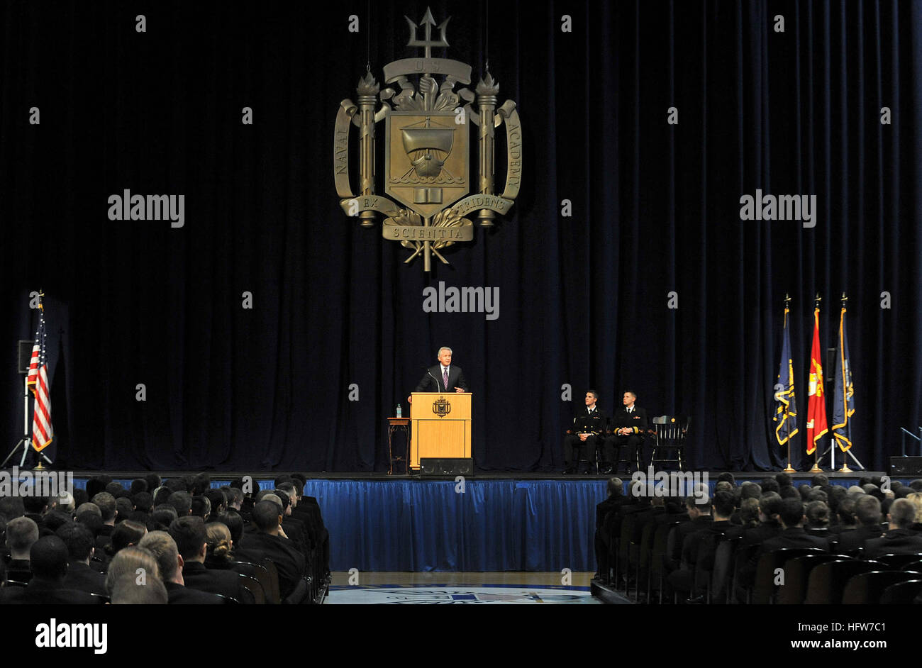 Alumni Hall At The Us Naval Academy High Resolution Stock Photography ...