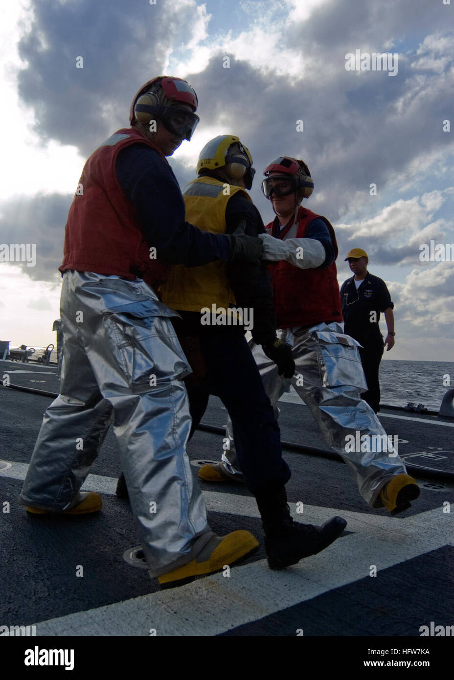 080218-N-5253W-007 PACIFIC OCEAN (Feb. 18, 2008) Damage Controlman 3rd ...