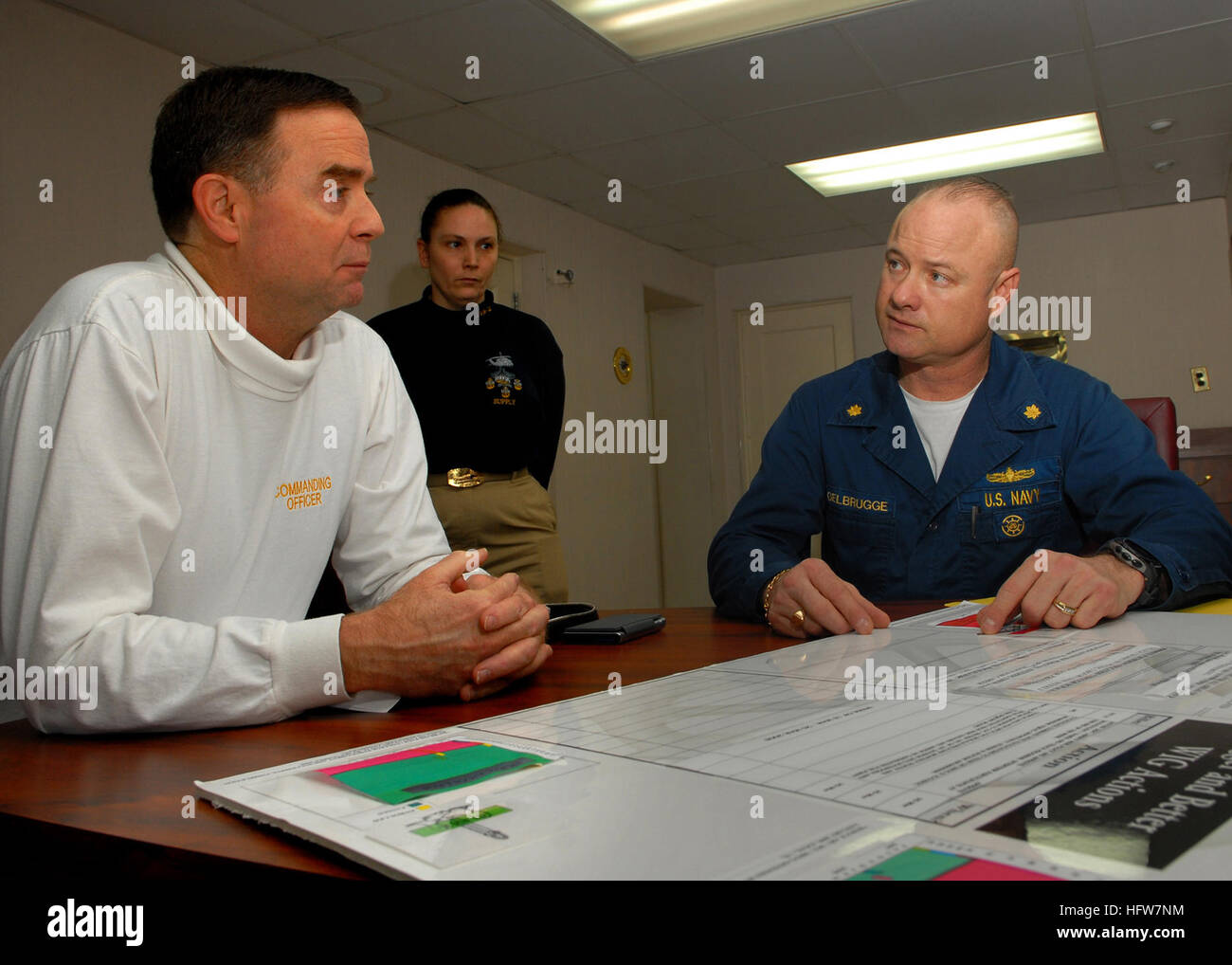 080324-N-4480S-020 PACIFIC OCEAN (March 24, 2008) - Commanding Officer ...