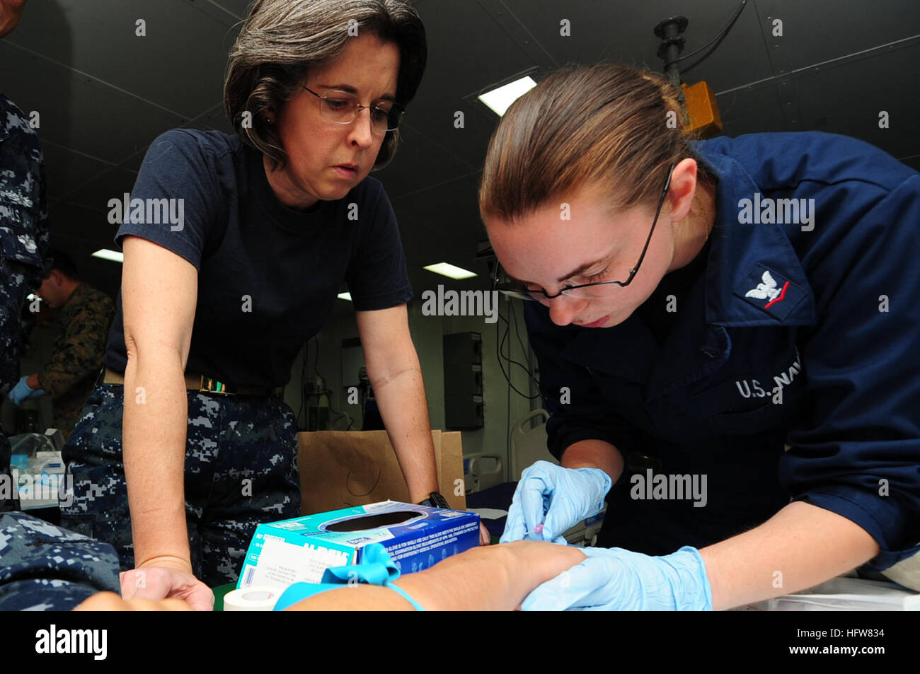 111001-N-WA347-352 PHILIPPINE SEA (Oct. 1, 2011) Lt. Cmdr. Nancy Powell ...