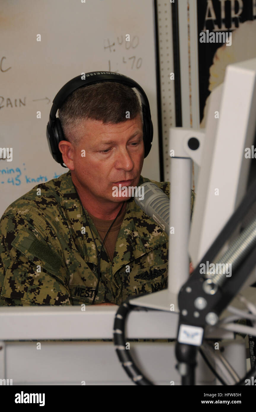 Master chief petty officer of the navy rick west hi-res stock ...