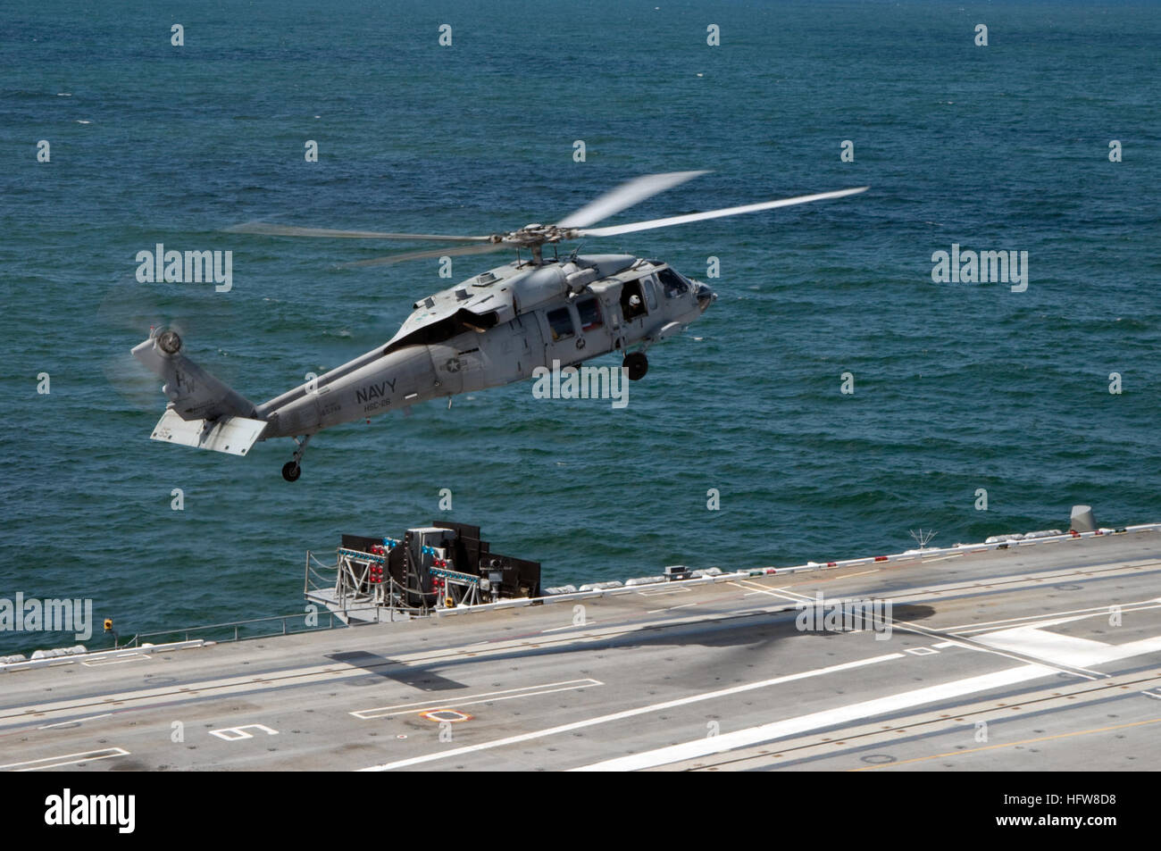 090710-N-2791J-240 ATLANTIC OCEAN (July 10, 2009) An SH-60S Sea Hawk ...
